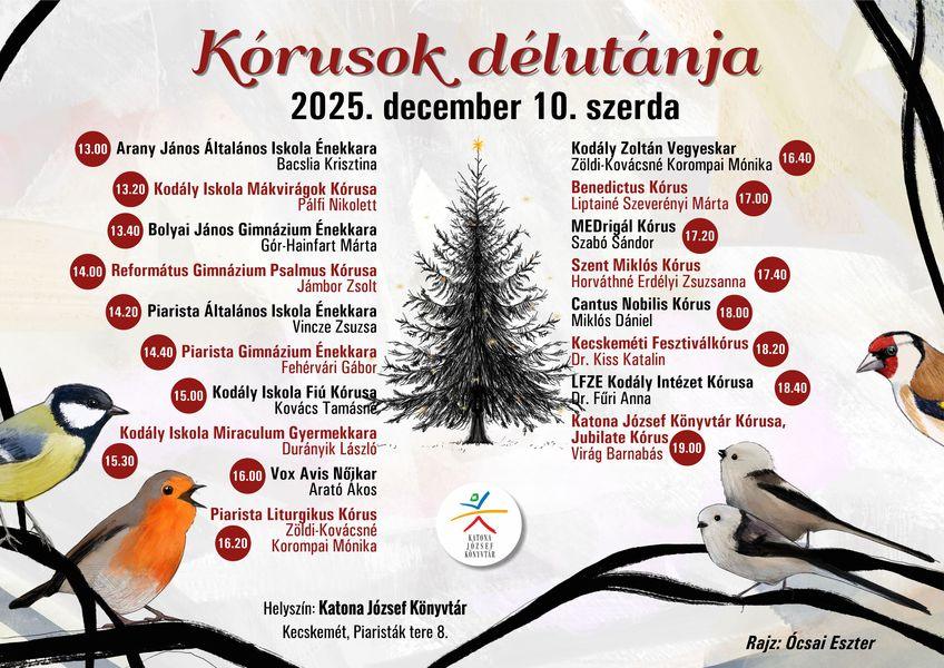 Események december 2025 hónapban – Katona József Könyvtár